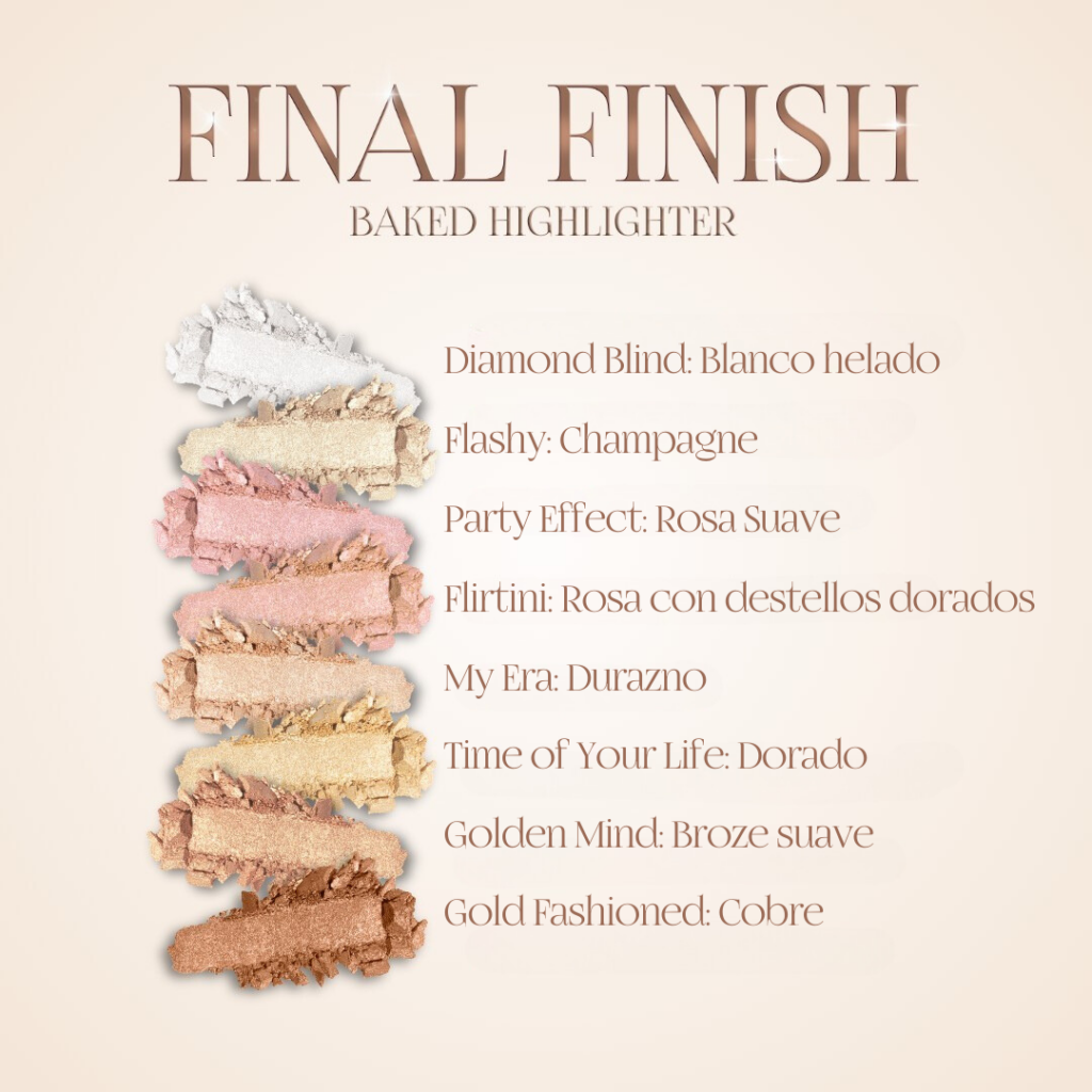 Iluminador Horneado beauty creations Final Finish – Girly Maquillaje | makeup