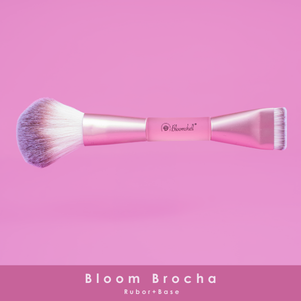Bloom Brocha Doble Rubor+Base Bloomshell BL-BP0099 – Girly Maquillaje ...