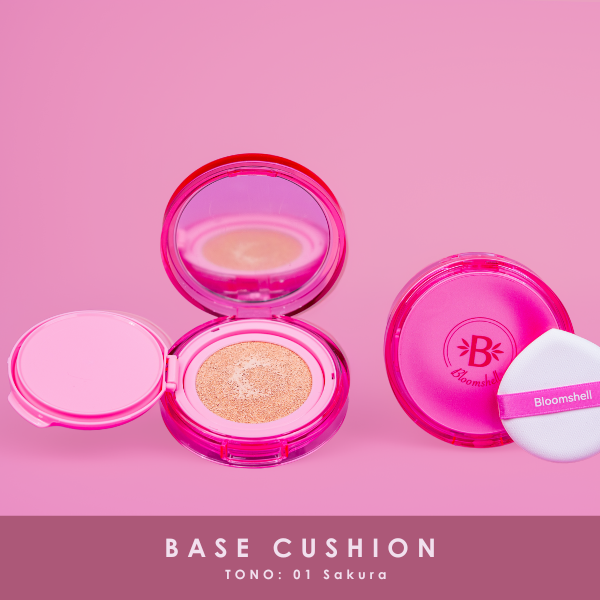 base bloom cushion Bloomshell – Girly Maquillaje | makeup