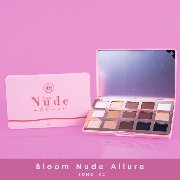 Paleta de sombras Bloom nude allure mate 02 – Girly Maquillaje | makeup