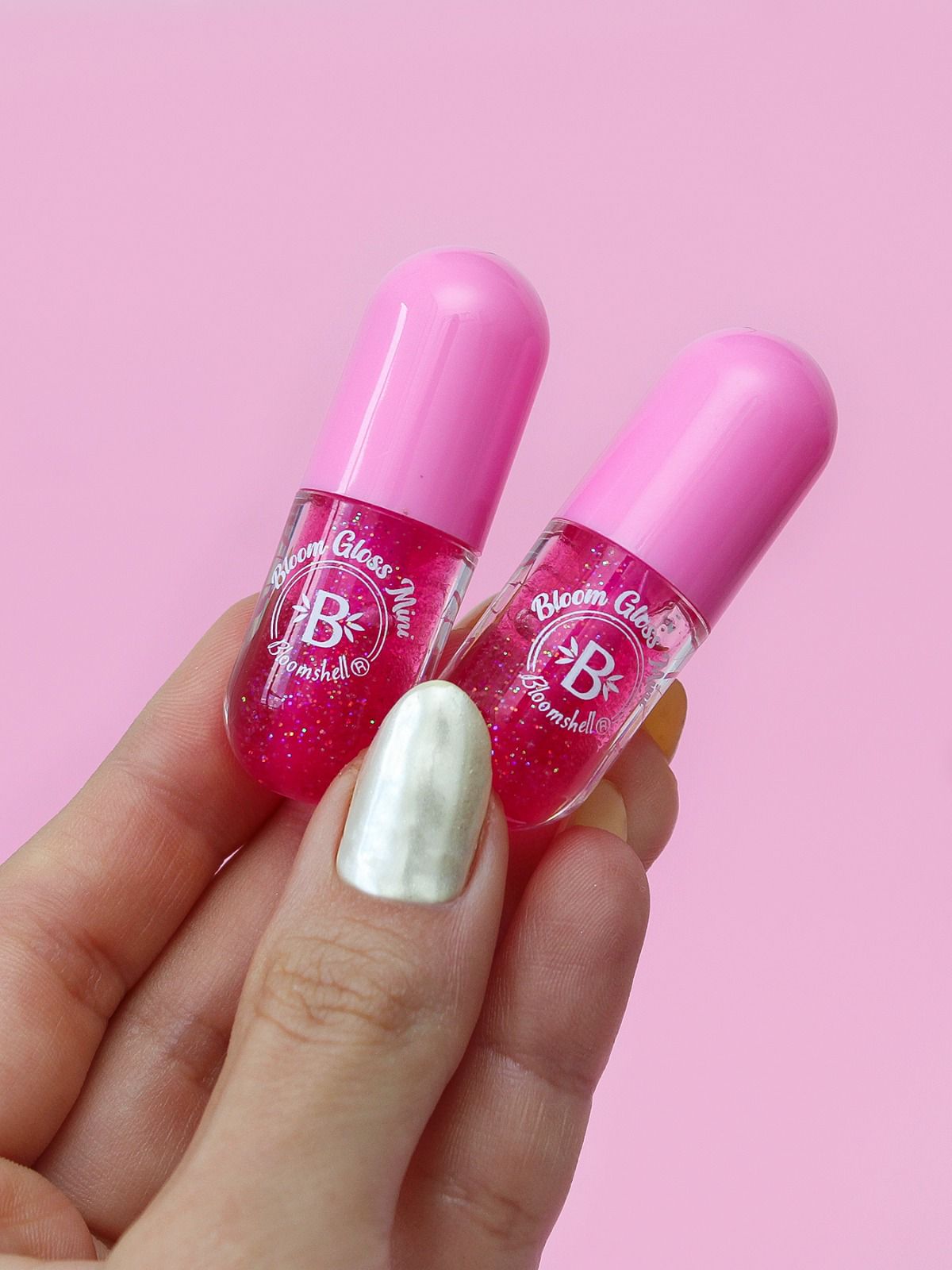Bloom Gloss magico Mini Bloomshell – Girly Maquillaje | makeup