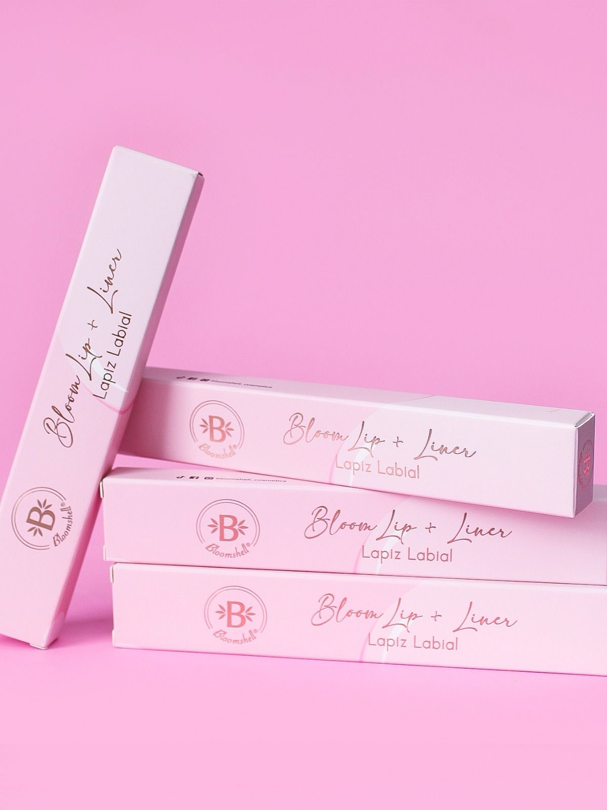 BLOOM LIP + LINER LABIAL Y LAPIZ DOBLE – BLOOMSHELL – Girly Maquillaje ...