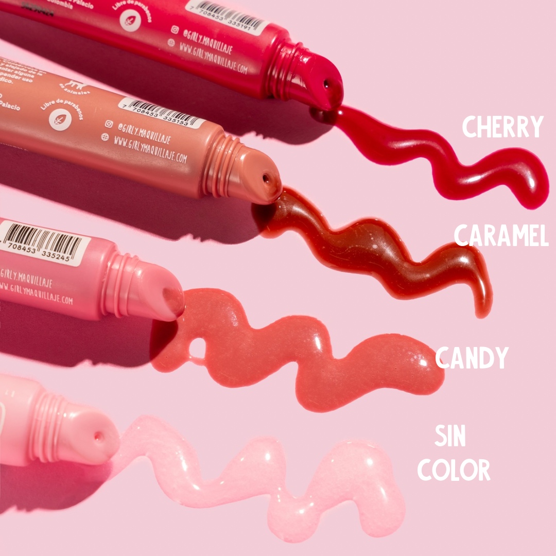 kit completo lip balm y lip liners girly con cosmetiquera – Girly ...