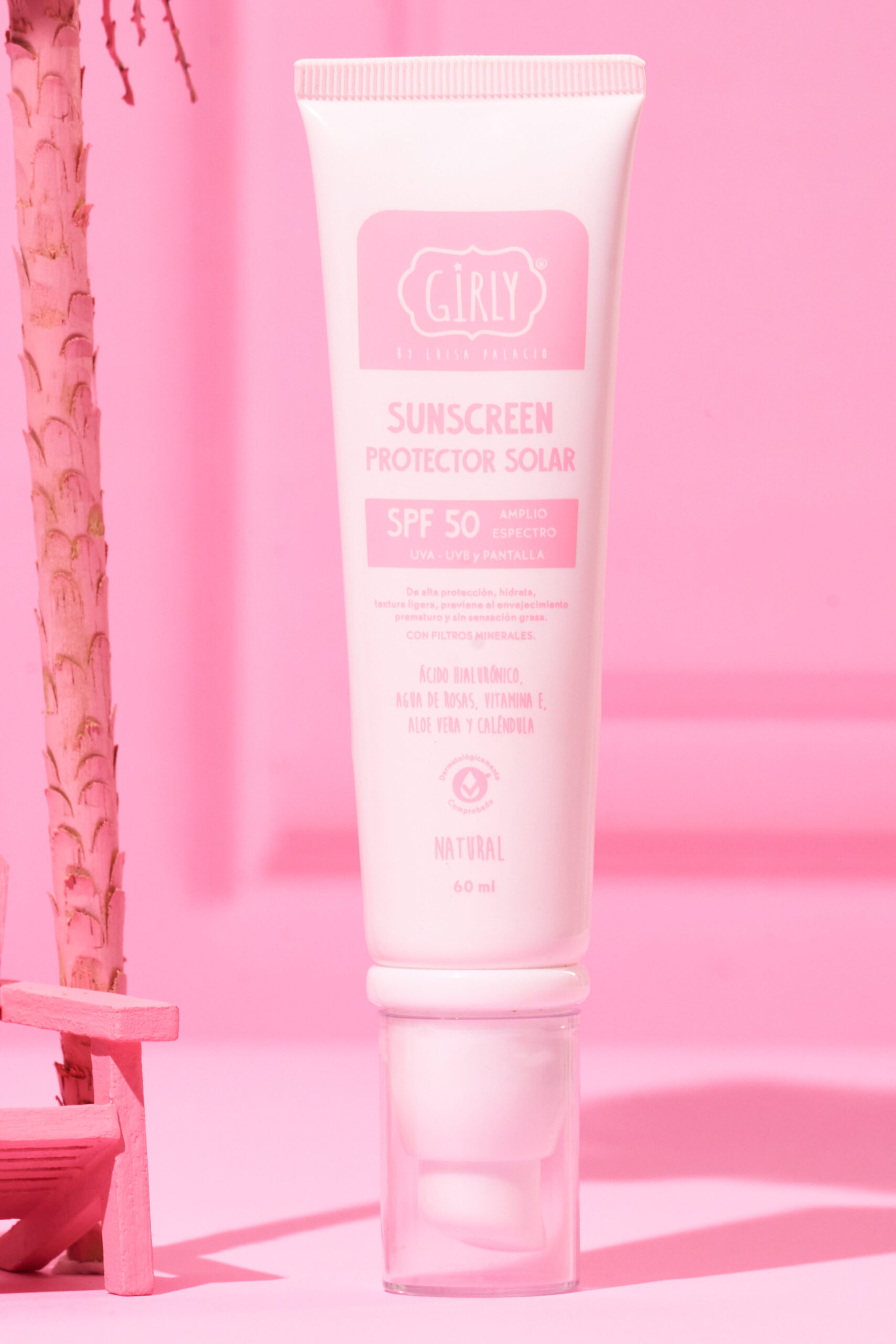 SUNSCREEN – PROTECTOR SOLAR girly sin color SPF 50 – Girly Maquillaje ...
