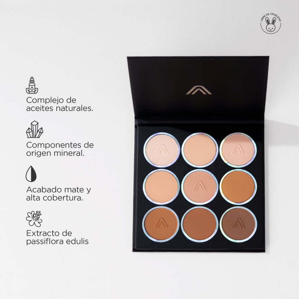 PALETA DE POLVOS COMPACTOS atenea NATURAL TOUCH – Girly Maquillaje | makeup