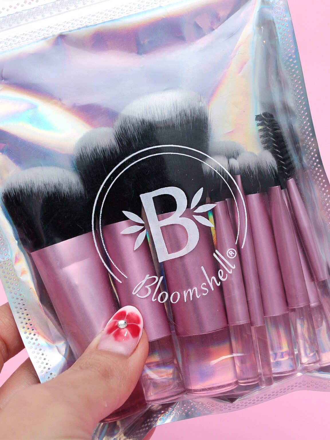 kit de brochas mini Bloomshell – Girly Maquillaje | makeup