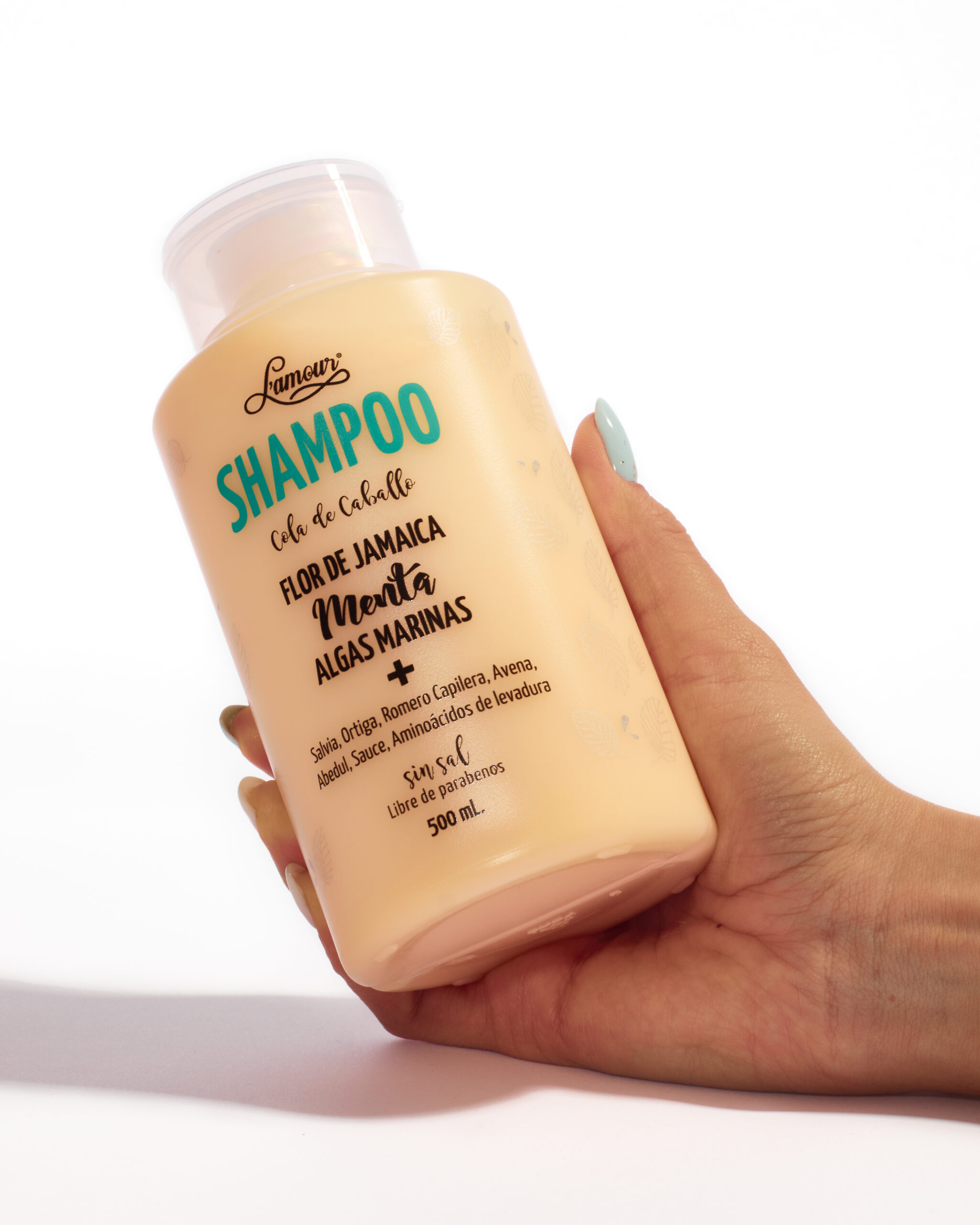 SHAMPOO COLA DE CABALLO 500 ml LAMOUR – Girly Maquillaje | makeup