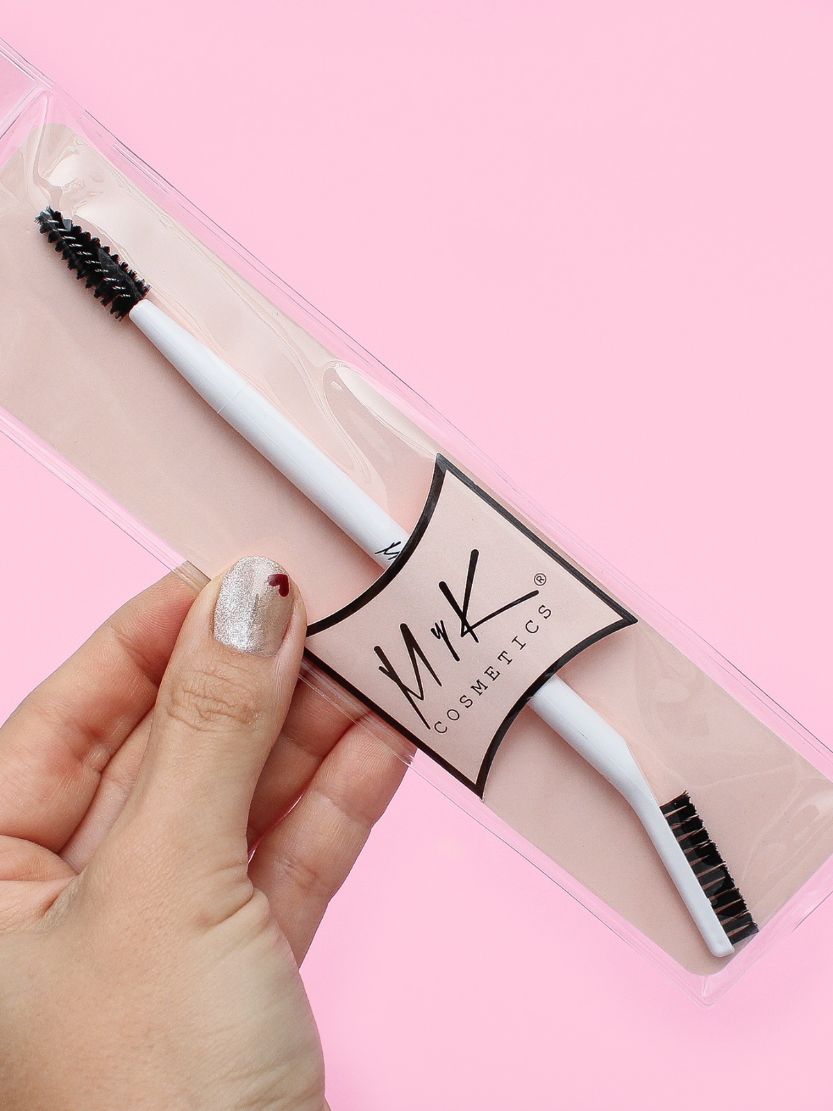 BROCHA DOBLE CEJAS ORGÁNICAS – MYK – Girly Maquillaje | makeup