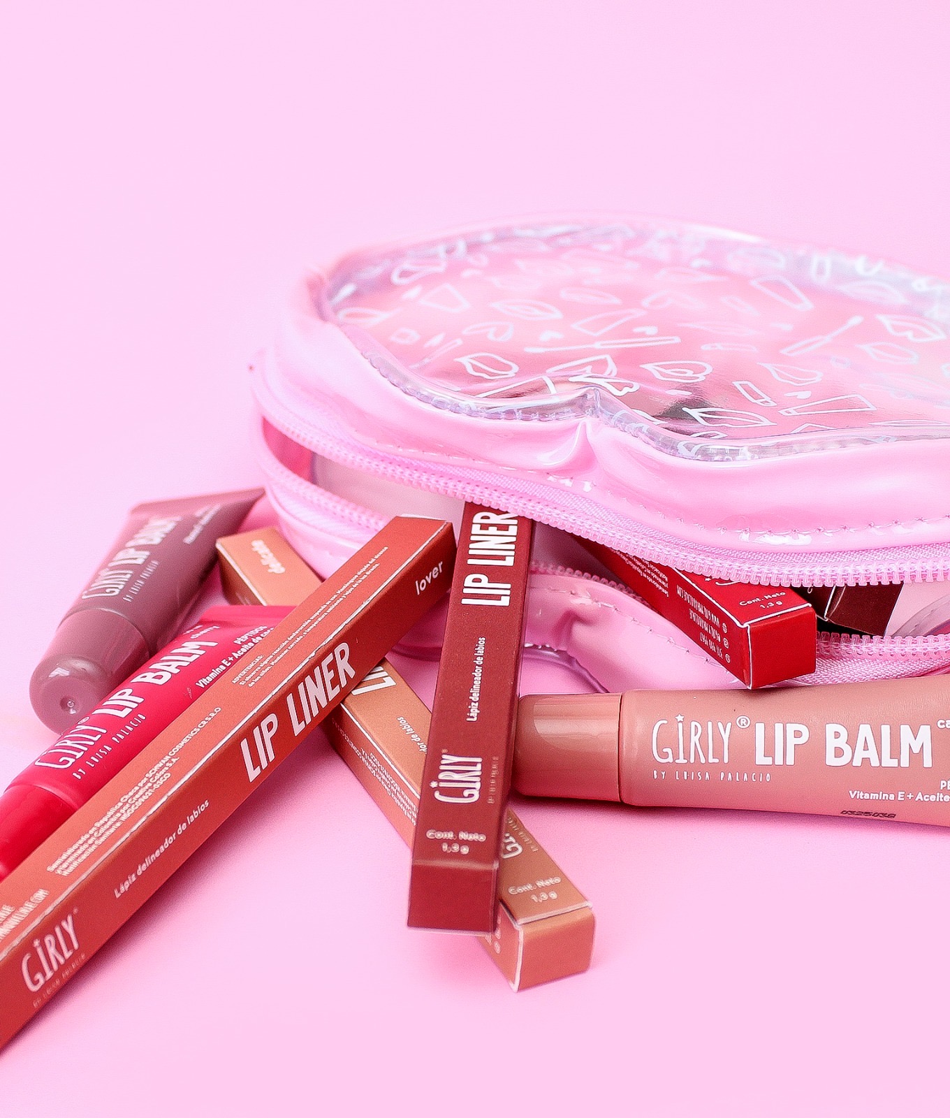 nuevo kit lip combo Girly 5 lip balm y 5 lip Liner – Girly Maquillaje ...