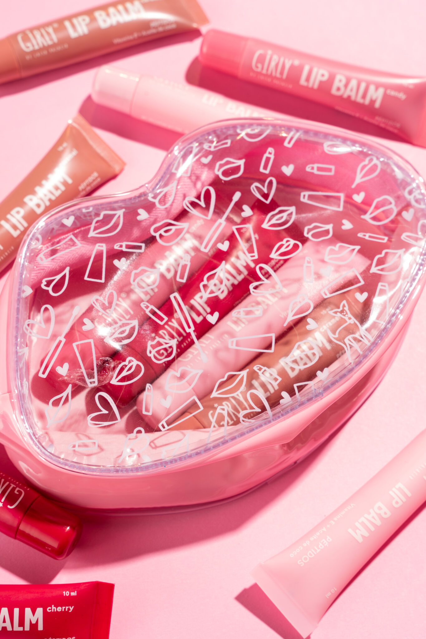 kit lip balm completo girly 4 lip balm y cosmetiquera beso – Girly ...