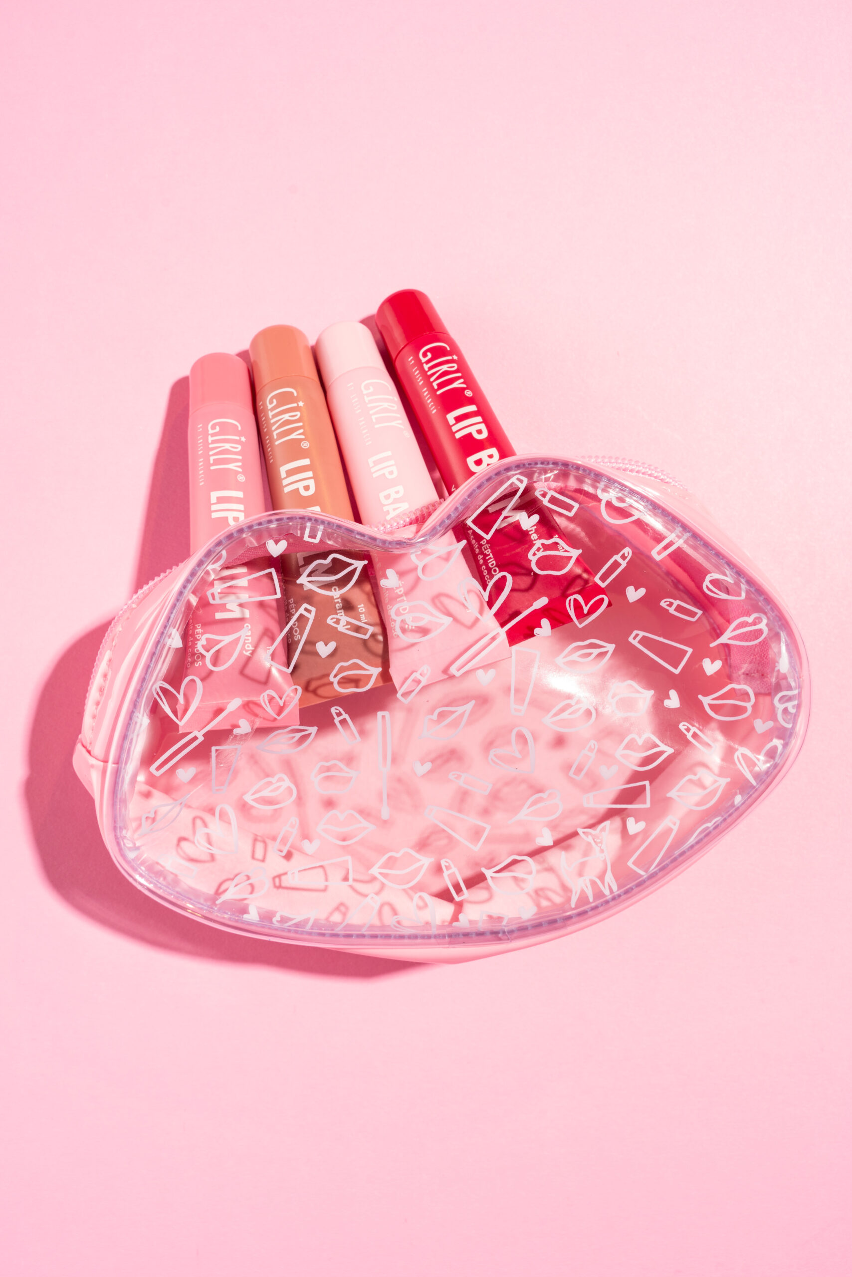 kit lip balm completo girly 4 lip balm y cosmetiquera beso – Girly ...