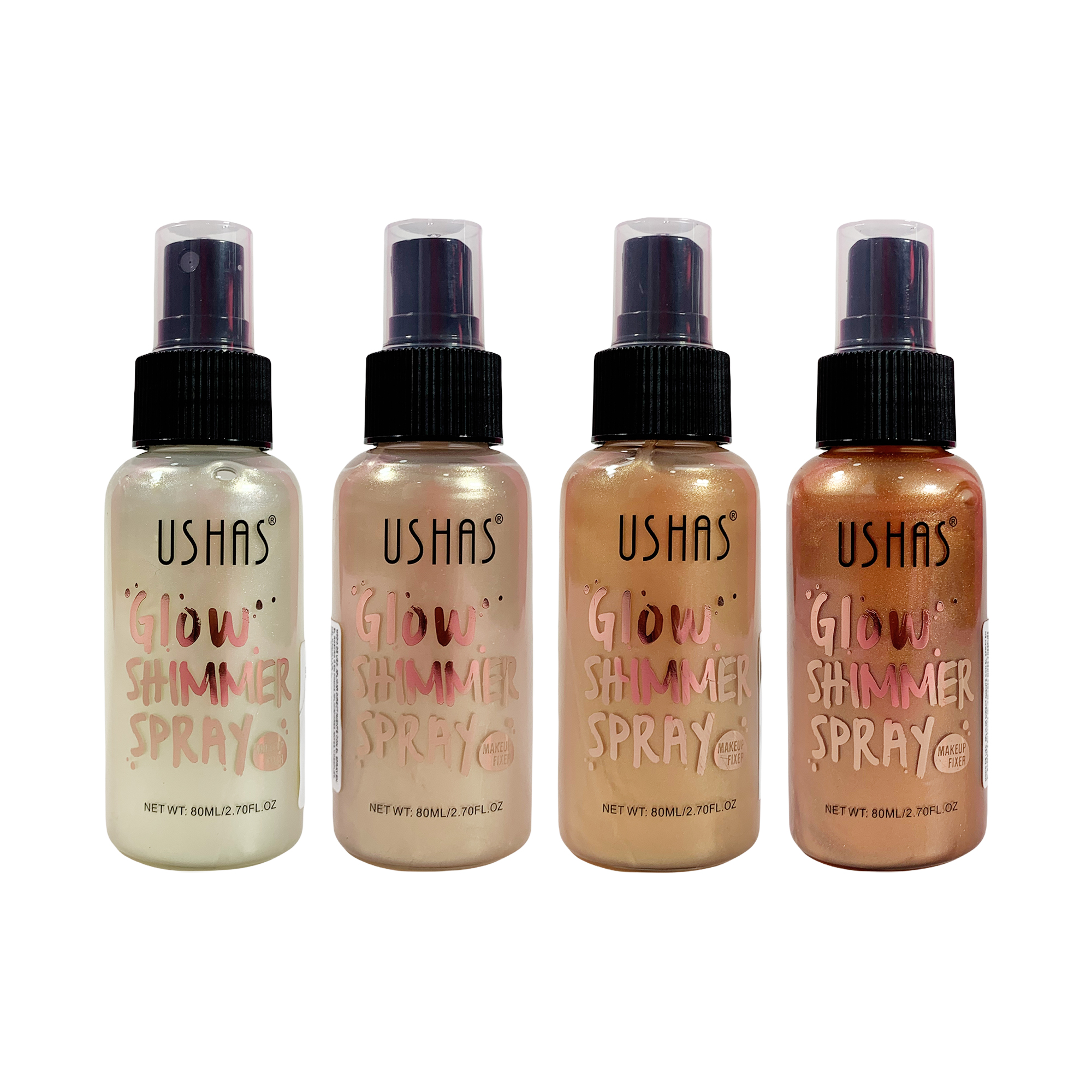 ushas glow shimmer spray mini – Girly Maquillaje | makeup